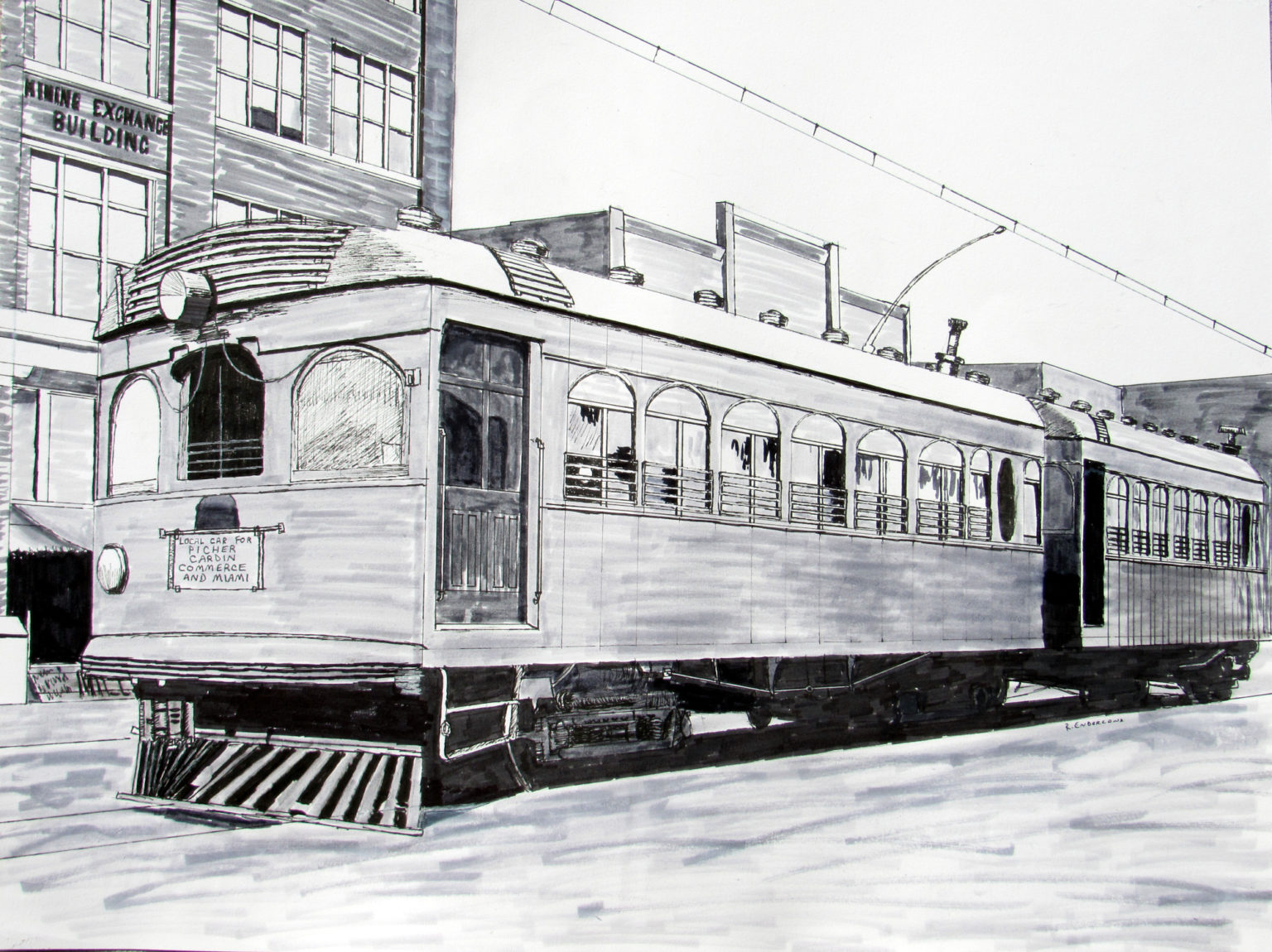 NEO Trolley Cars, 1925 – Ron Enderland Art